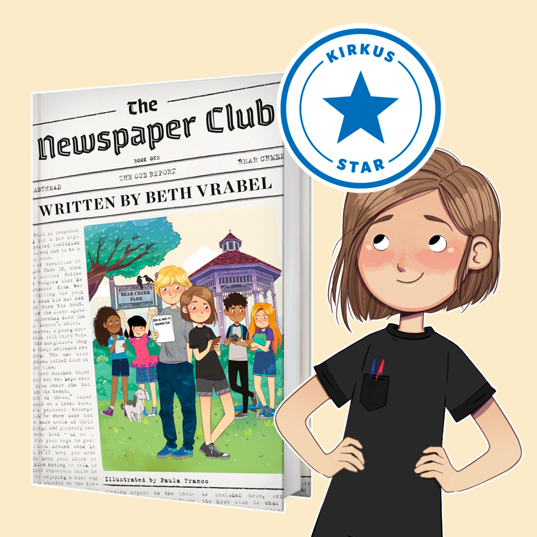 Starred review. The Newspaper Club received a Kirkus Star! | Paula Franco