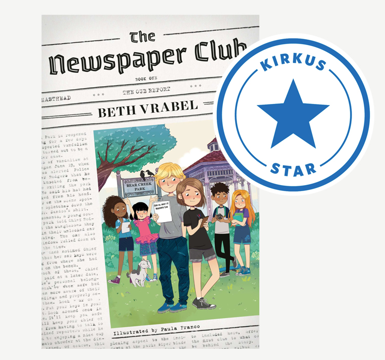 Starred review. The Newspaper Club received a Kirkus Star! | Paula Franco